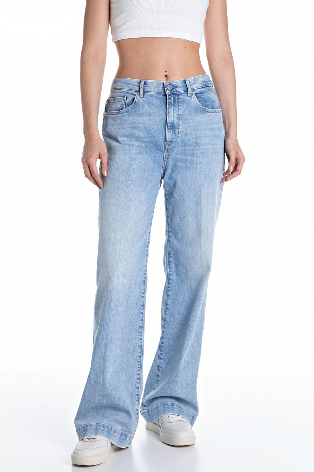 Replay - Melja Relaxed Jeans - Straight-leg pasform