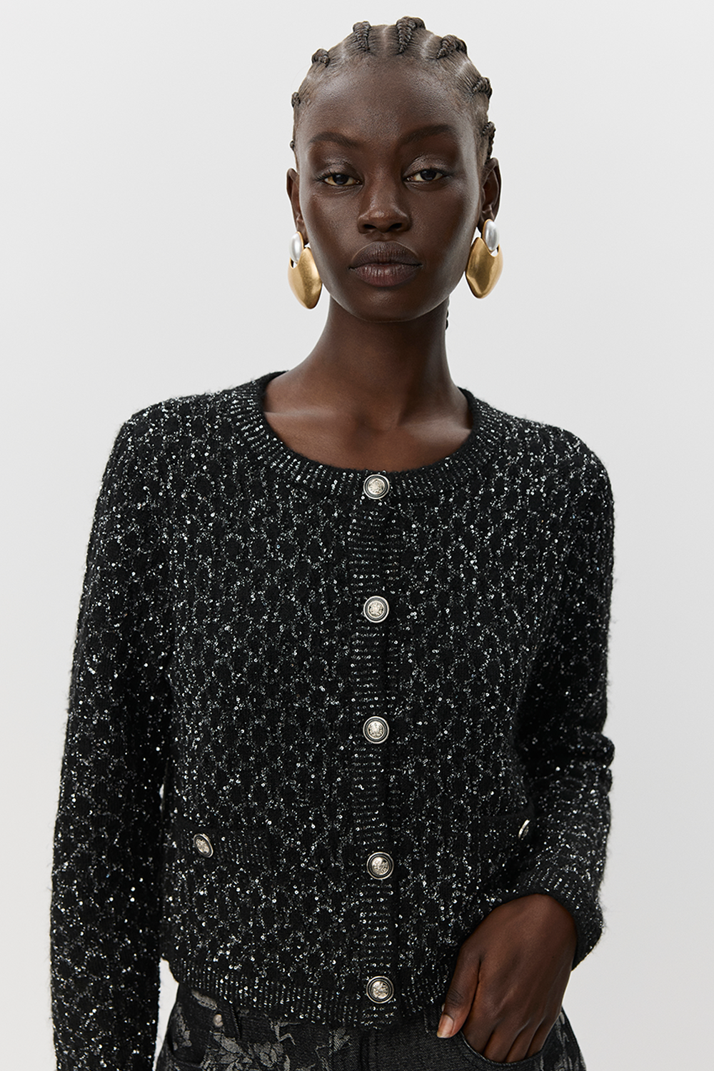 Sofie Schnoor - CarnetSW Cardigan - Harlekinmønster