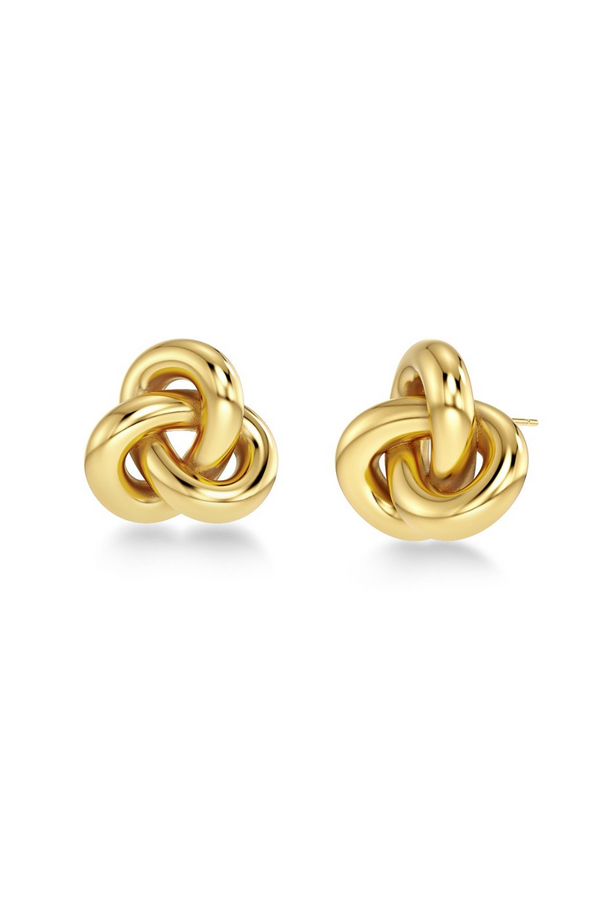Edblad - Infinity Knot Studs L Øreringe - Evighedsknuder
